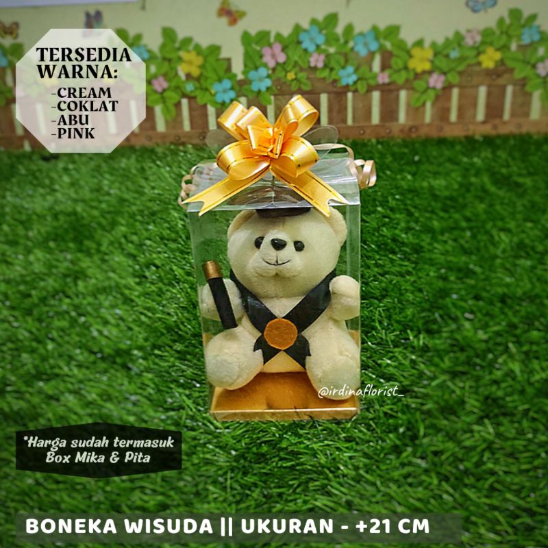Jual Boneka Graduation box mika / kado wisuda murah wajib order packing ...