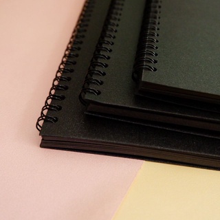 Jual NOTEBOOK BLACK PAPER / SKETCHBOOK HITAM / BUKU SKETSA HITAM ...