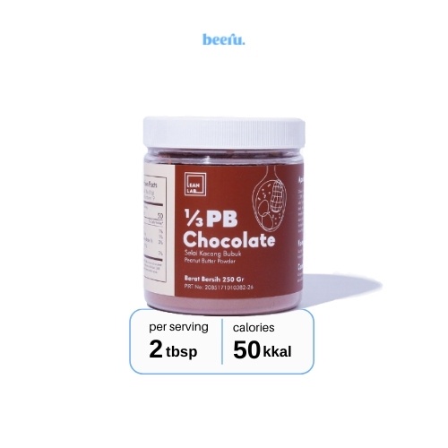 Jual Lean Lab Peanut Butter Powder 1/3 PB Chocolate | Shopee Indonesia