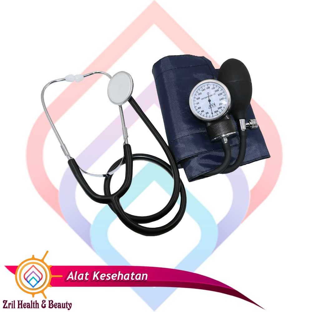 Jual Sphygmomanometer Set Stetoskop Tensimeter Alat Pengukur Tekanan ...