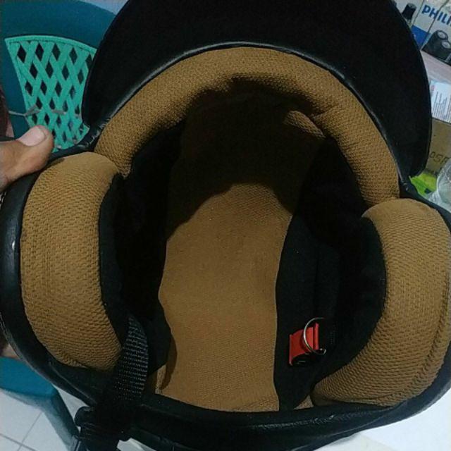 Helm Pilot Klasik Hitam Polos, Helm Pilot Retro Terbaru, Helm Unik ...
