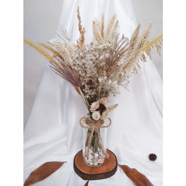 Jual 1 set bunga kering | dried flower| bunga esthetic| buket bunga ...