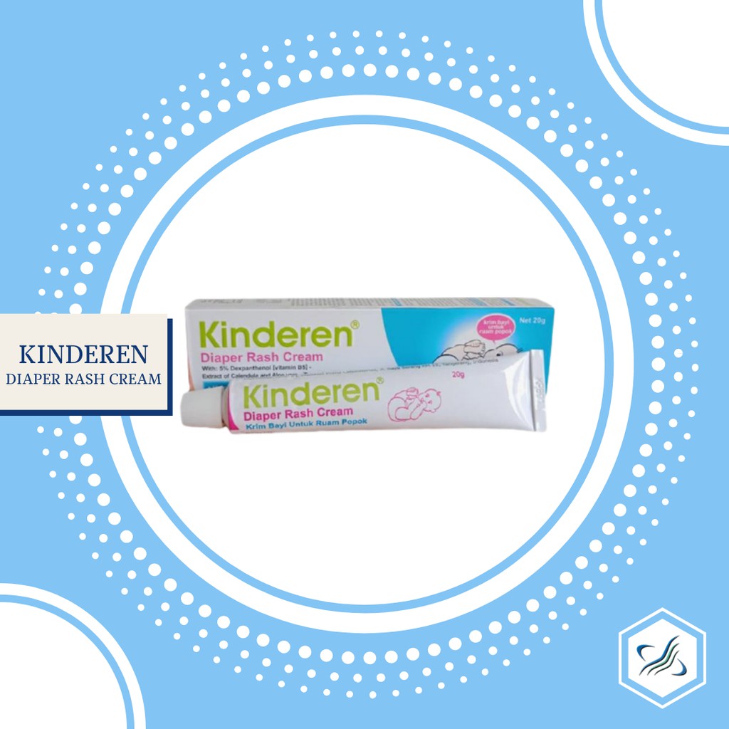 KINDEREN DIAPER RASH CREAM 20g (Mengatasi ruam popok) | Shopee Indonesia