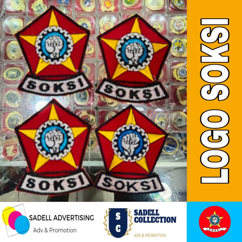 Jual Logo Soksi Patch Soksi Emblem Soksi Bordir Isi 5 Pcs | Shopee ...