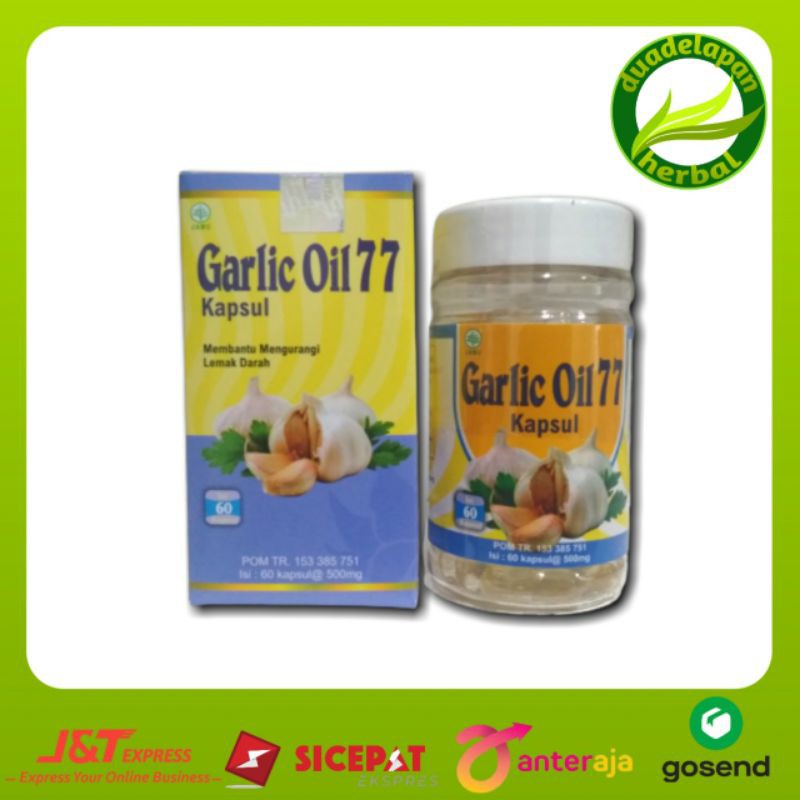 Jual Garlic oil 77 kapsul ( isi 60kapsul ) | Shopee Indonesia