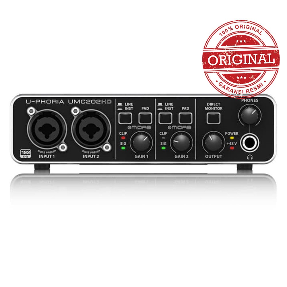 Jual Behringer U-Phoria UMC202HD UMC-202HD UMC 202 HD Original Garansi ...