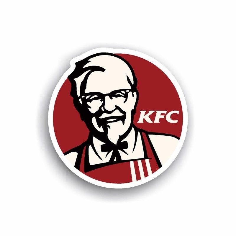 Jual Stiker KFC Fried Chicken Sticker KFC Stiker Dinding Stiker ...