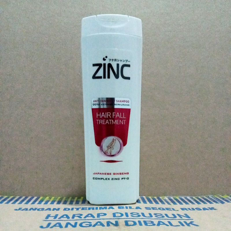 Jual ZINC SHAMPOO HAIR FALL TREATMENT JAPANESE GINGSENG 170 ML | Shopee ...