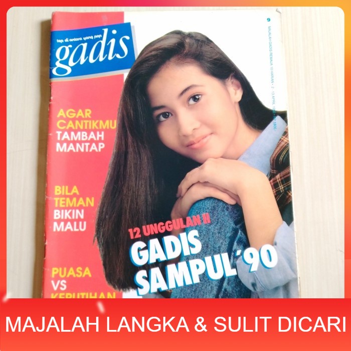 Jual Majalah GADIS No.9 Apr 1990 BABY + GADSAM 90 NIKE ARDILLA Langka | Shopee Indonesia