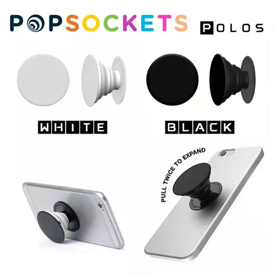 Jual POP SOCKET / POPSOCKET STANDING HP POLOS HITAM - PUTIH | Shopee ...