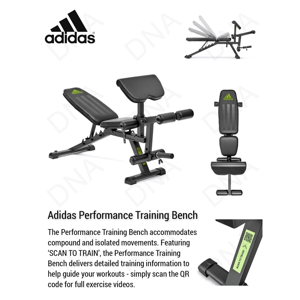 Jual Performance Training Bench / Universal Multi Bench ADIDAS ...