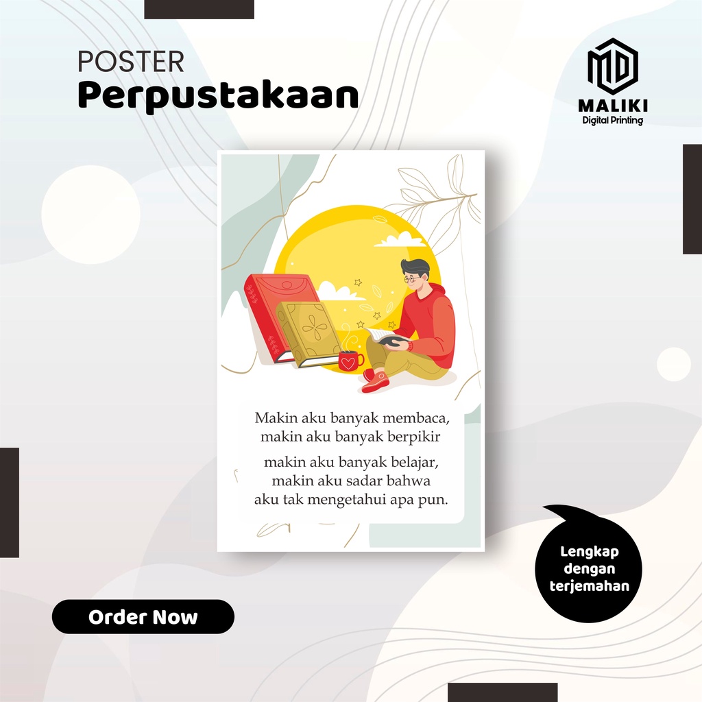 Jual Poster Perpustakaan Kekinian | Shopee Indonesia