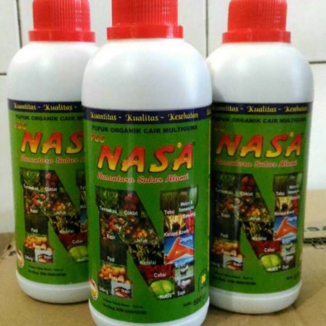 Jual Pupuk Organik Cair NASA jakarta 500 CC | Shopee Indonesia