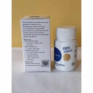 Jual Obat anti parasit detoxic biru obat cacing obat bau mulut original ...