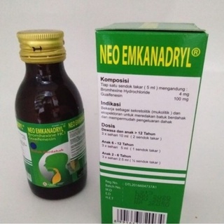 Jual Neo Emkanadryl Sirup Isi 100 Ml | Shopee Indonesia