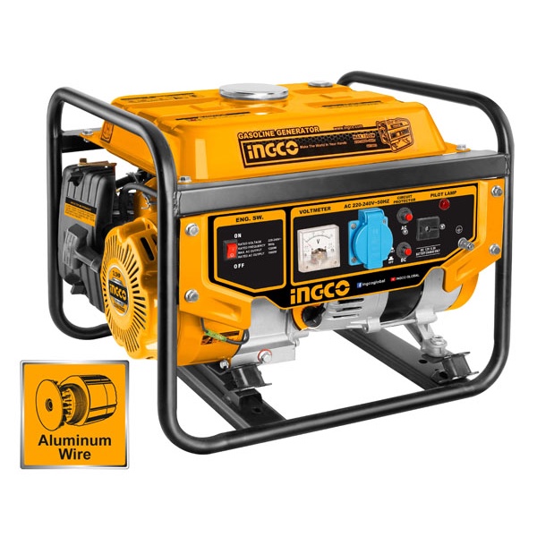 Jual MESIN GENSET 1200 WATT Generator Listrik Bensin INGCO - GE15002 ...
