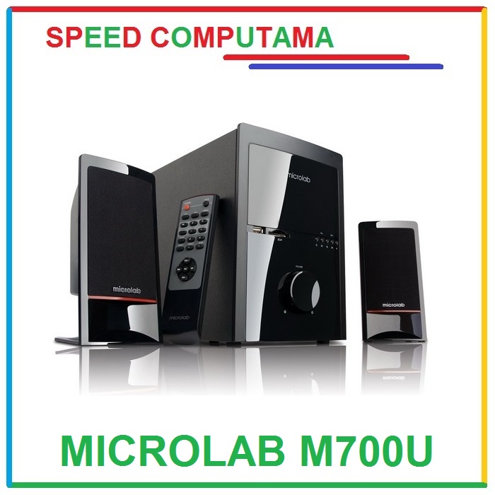 Jual Microlab M700U 46W RMS USB SD Card Multimedia Speaker Komputer PC ...