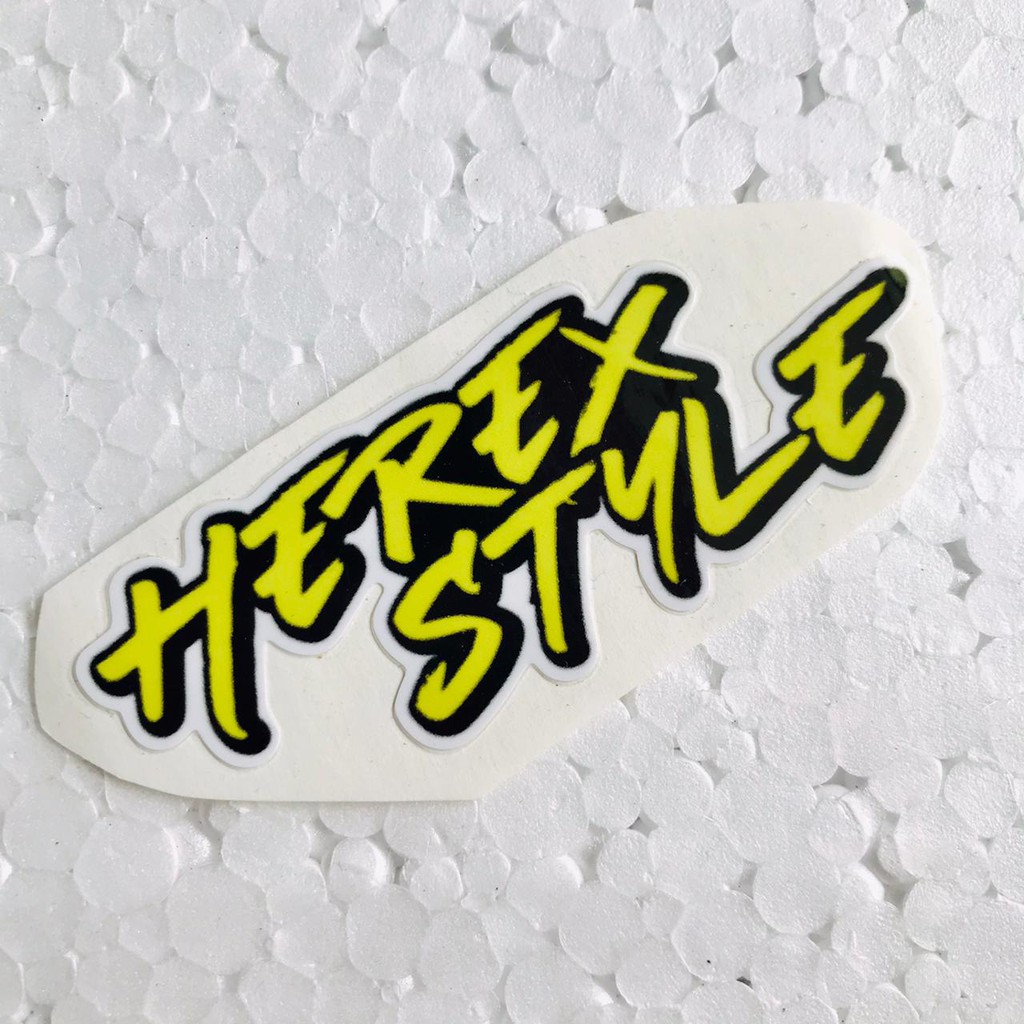 Jual Sticker Herex Style Bahan Ritrama Laminasi Glossy | Shopee Indonesia