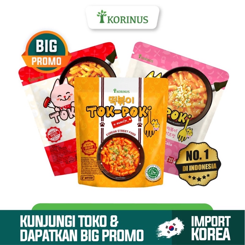 Jual Korinus K - Bunsik Tokpoki Tteokbokki Toppoki HALAL MUI | Shopee ...