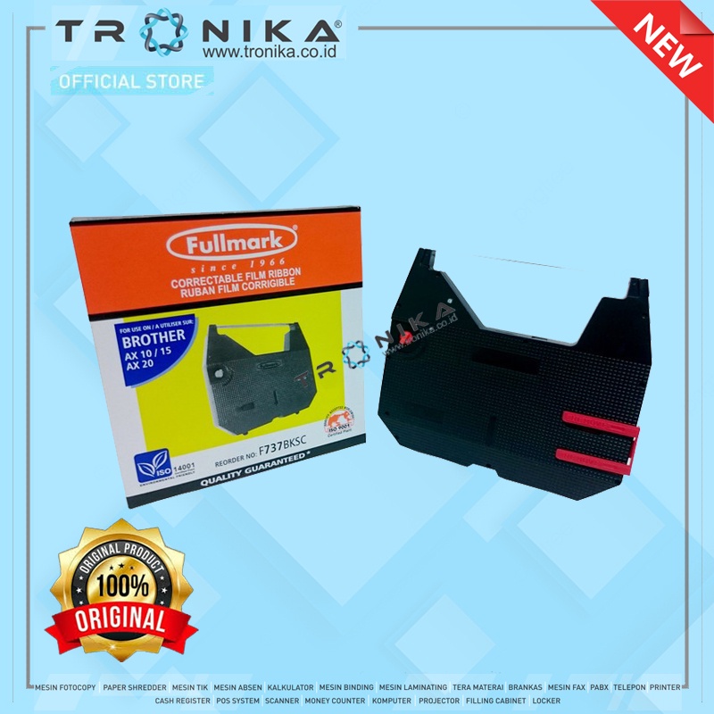 Jual FULLMARK CORRECTABLE FILM RIBBON | BROTHER AX 10/15/20 | ORIGINAL ...