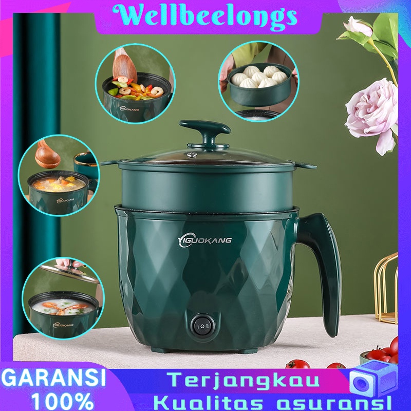 Jual 1.8L Panci Listrik Serbaguna Electric Cooking Pot Electric Frypan ...