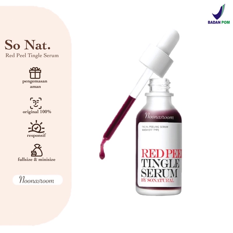 Jual So Natural Red Peel peeling Tingle Serum eksfoliasi exfoliasi ...