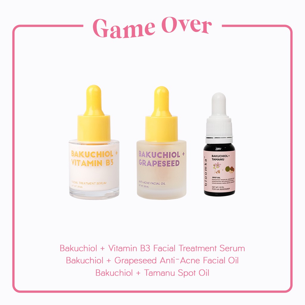 Jual Bloomka Game Over Bundle (Anti Acne/Mengatasi Jerawat) | Shopee ...