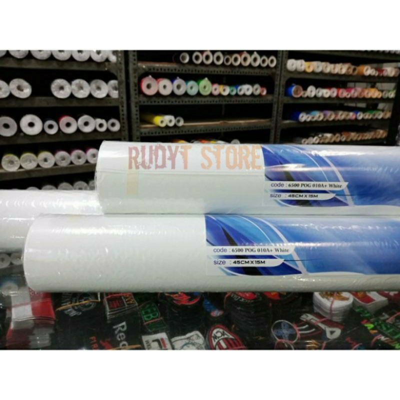 Jual Sticker Skotlite Putih Glossy/Kilap per 1 Roll (15 Meter) | Shopee ...