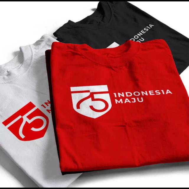 Jual Kaos baju tshirt HUT RI 75 indonesia maju# kaos 17an # kaos ... Jual Kaos baju tshirt HUT RI 75 indonesia maju# kaos 17an # kaos ...
