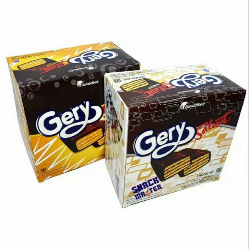 Jual Gery Saluut WAFER ( 24 pcs ) BOX Salut - Choco Hazelnut Cokelat ...