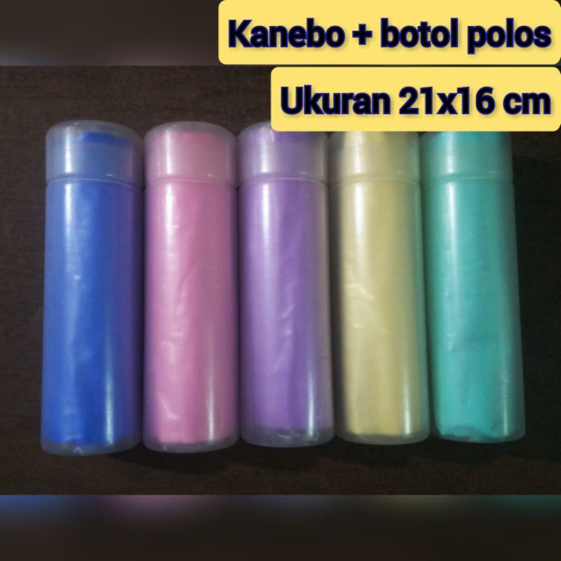 Jual kanebo ukuran 21x16 + botol polos bening | Shopee Indonesia