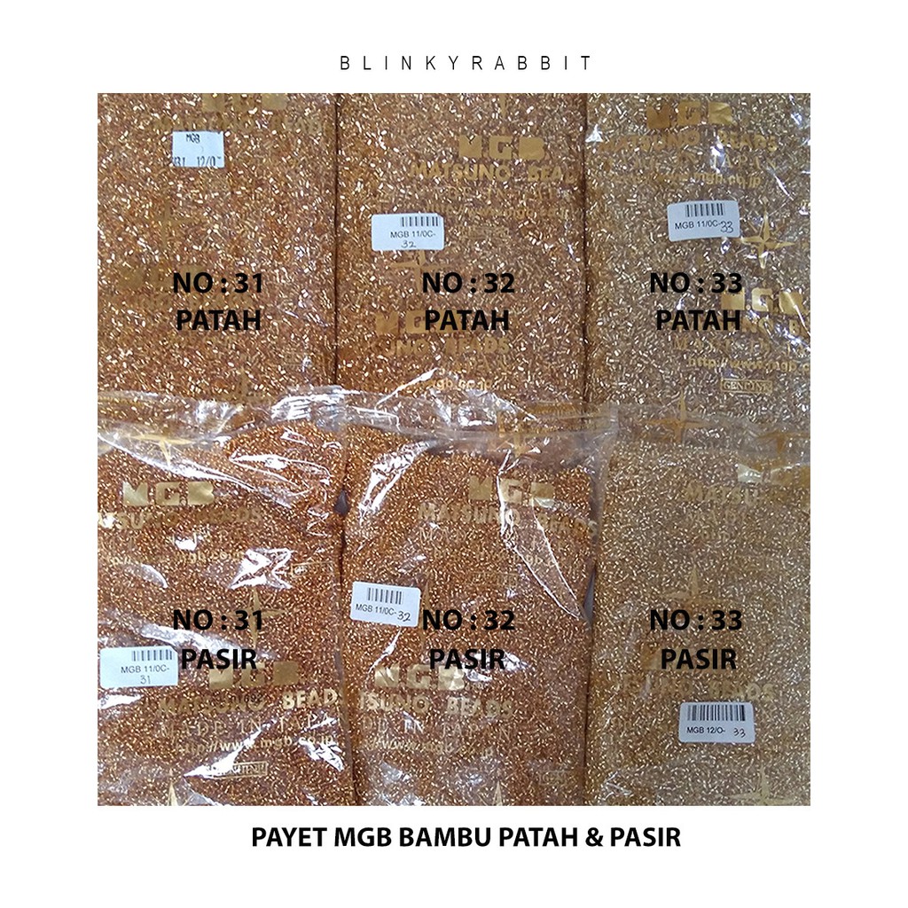 Jual Payet Jepang Gold MGB Patah & Pasir No. 31, 32, 33 | Shopee Indonesia