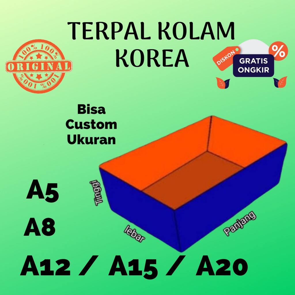 Jual Terpal Lembaran Ukuran 4x5 4x6 4x7 4x8 3x6 3x7 3x8 Terpaulin Korea Tebal Tahan Panas dan ...