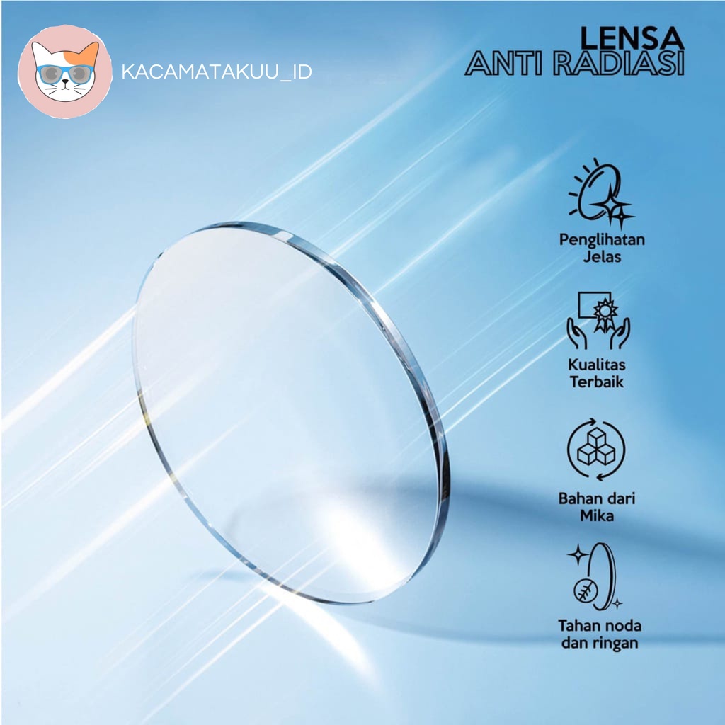 Jual KACAMATAKUU_ID Lensa Antiradiasi Supersin / Crmc 1.56 | Shopee Indonesia