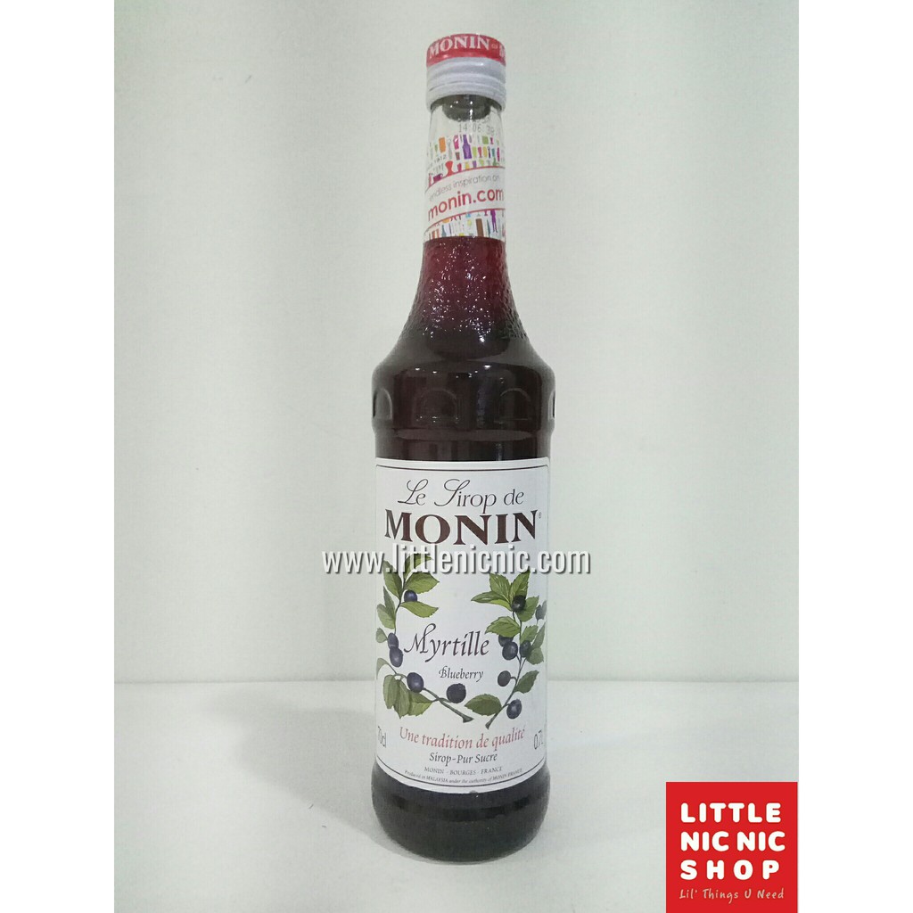 Jual Sirup MONIN SYRUP Blueberry Myrtille 70 CL (700ml) | Shopee Indonesia