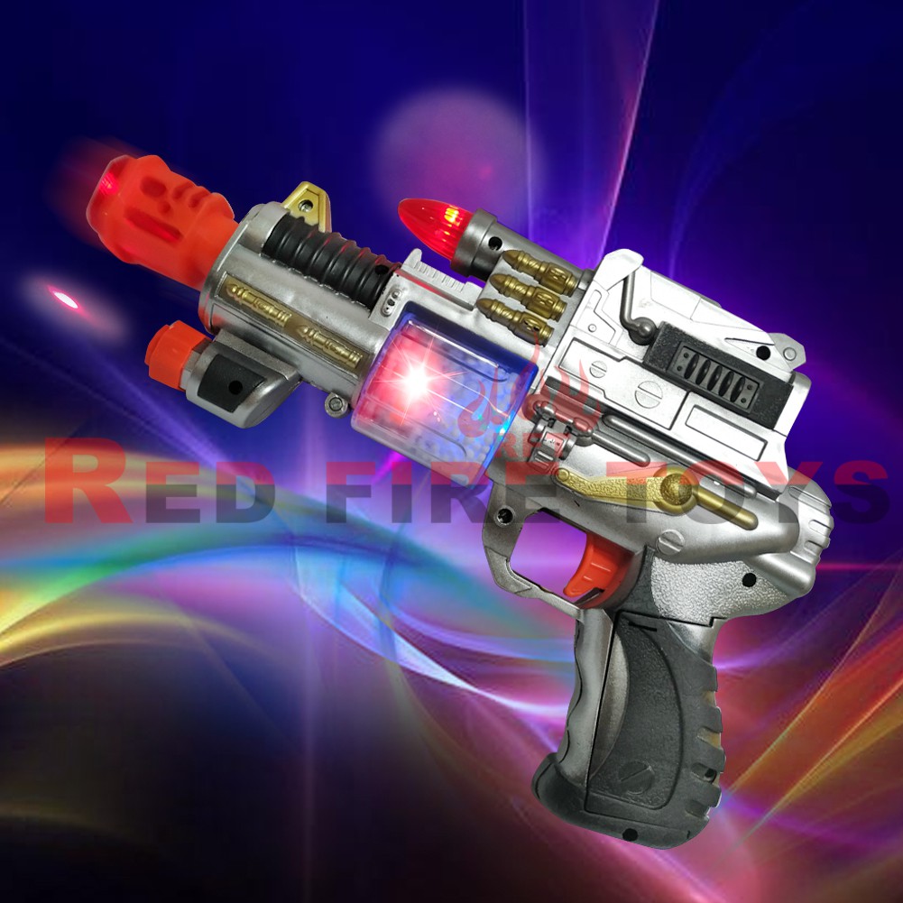 Jual Redfire Toys Mainan Anak Laki Senjata Pistol Laser Rocketeer Gun ...