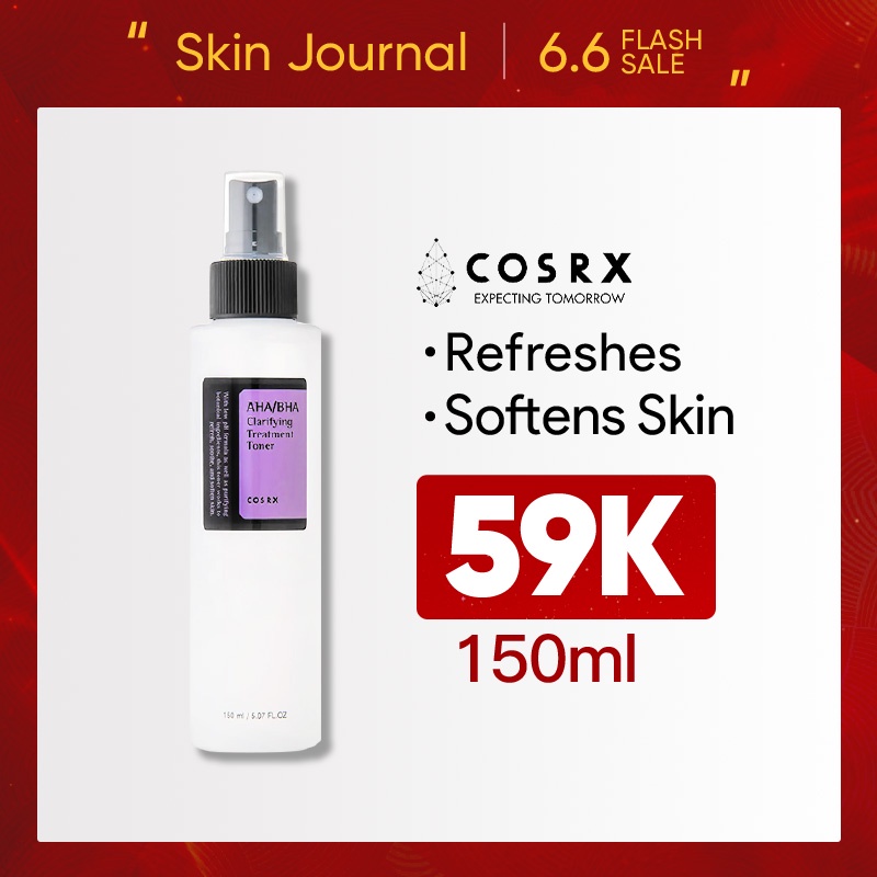 Jual COSRX AHA BHA Clarifying Treatment Toner 150mL Gentle Exfoliator ...