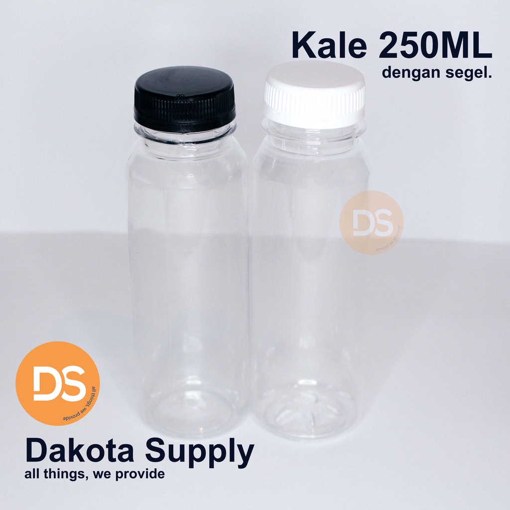 Jual Botol Kale 250ml / Botol Plastik 250 ml / Botol Jus 250ml Botol ...