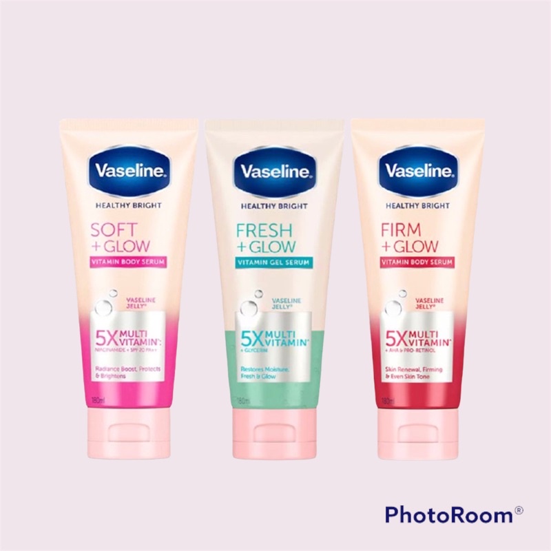 Jual Vaseline Healthy Bright Vitamin Body Serum Soft Glow Firm Glow ...