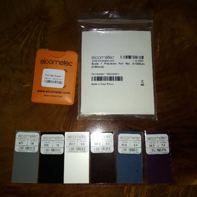 Jual Elcometer 990 Calibration Foil Set Scale 1 | Shopee Indonesia