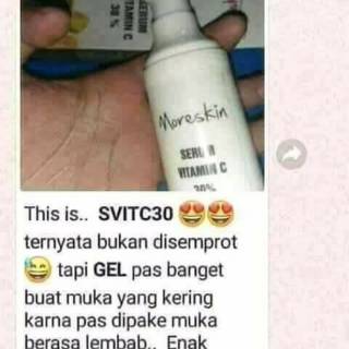 Jual Serum Pemutih Wajah Permanen Dan Penghilang Bekas Jerawat Hitam Moreskin Serum Vitamin C 30 ...