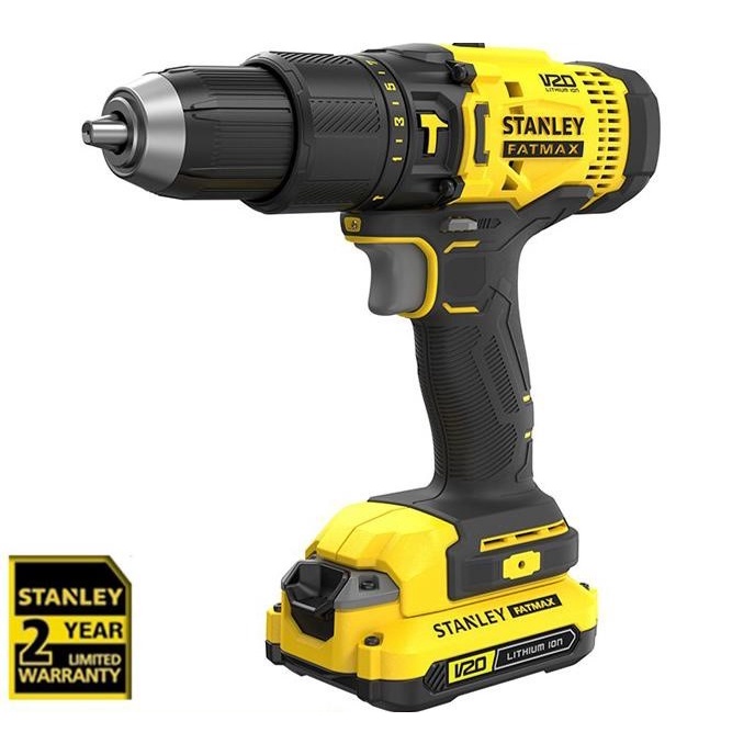 Jual Stanley SCD711C2K Bor Tembok Baterai Cordless Hammer Drill 20V ...