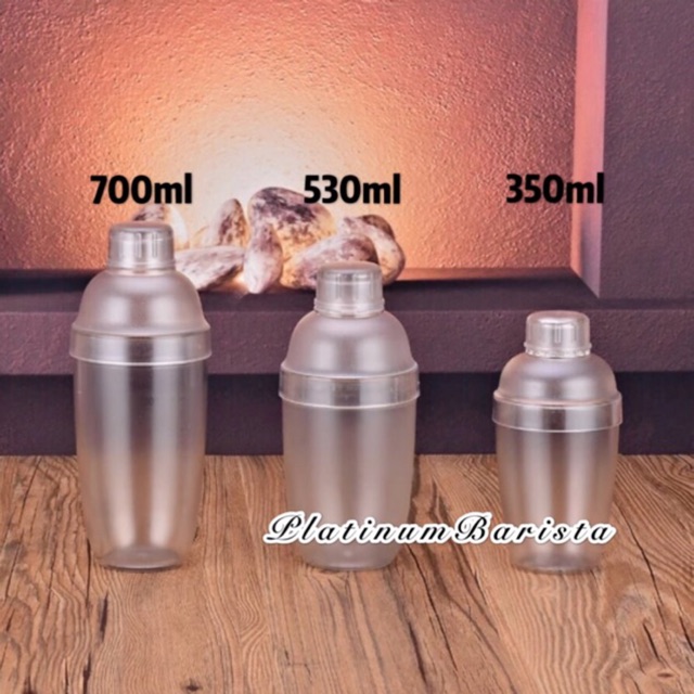Jual Shaker acrylic 350ml 530ml 700ml PC transparan mengocok minuman ...