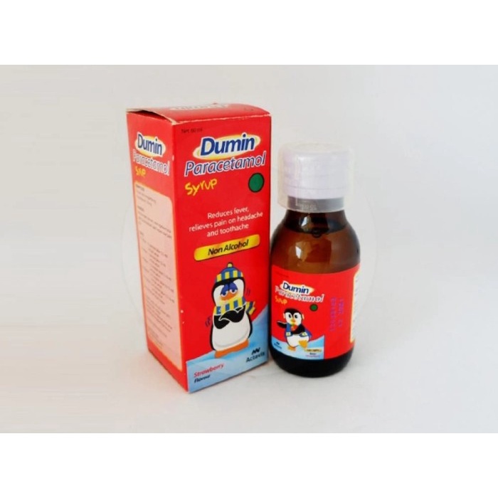 Jual DUMIN SIRUP | PARACETAMOL 120MG/5ML | PENURUN PANAS | OBAT DEMAM ...