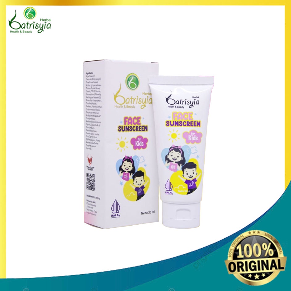 Jual Batrisyia Face Sunscreen For Kids Sunblok Anak | Shopee Indonesia