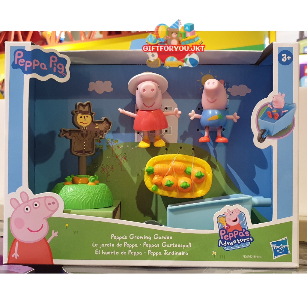 Jual Mainan Anak Peppa Pig Growing Garden Original Hasbro Toys Figure ...