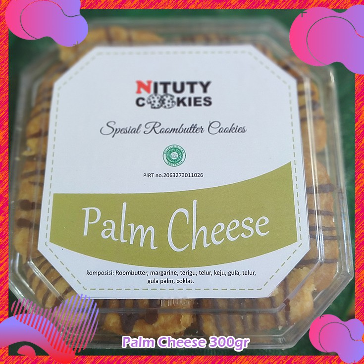 Jual Palm Cheese Octagon Cookies by Nituty Cookies | Shopee Indonesia