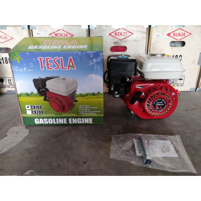 Jual mesin motor bensin gx160 Tesla /5.5hp Indonesia|Shopee Indonesia