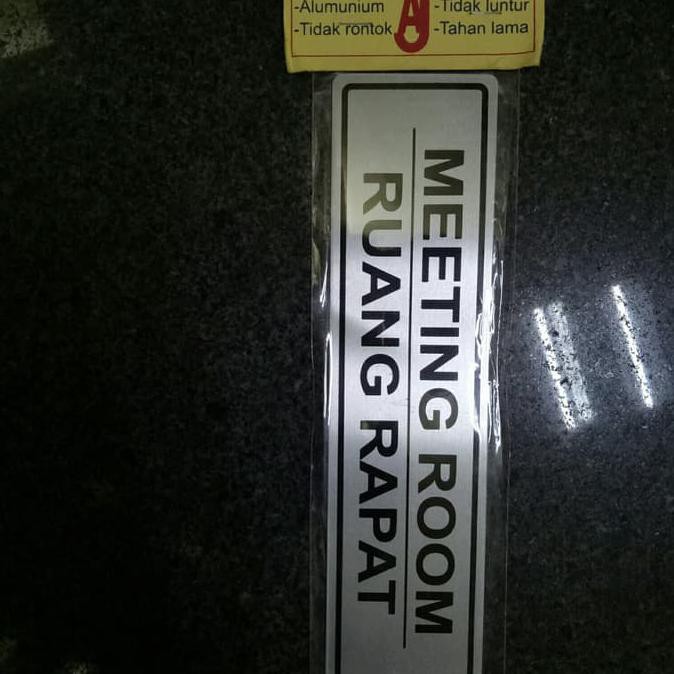 Jual MEETING ROOM RUANG RAPAT STICKER ALUMUNIUM DISKON | Shopee Indonesia