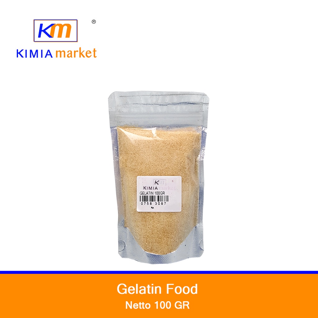 Jual Gelatin Food Greade ukuran 100gr / Gelatin Bubuk Halal / Gelatin ...